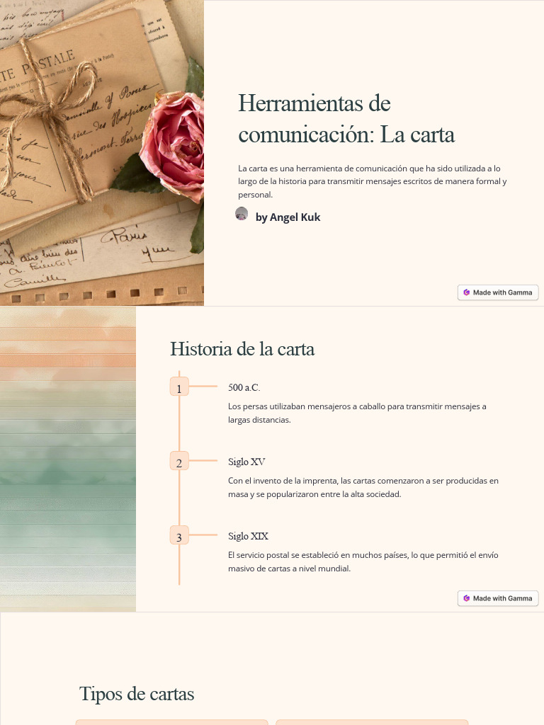 Herramientas de Comunicacion La Carta | PDF | Correo