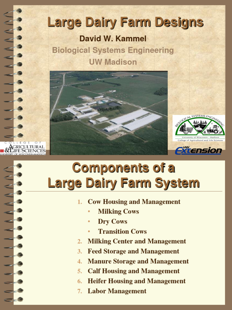 Large Dairy Farm Design Principles | PDF | Cooking, Food & Wine ...