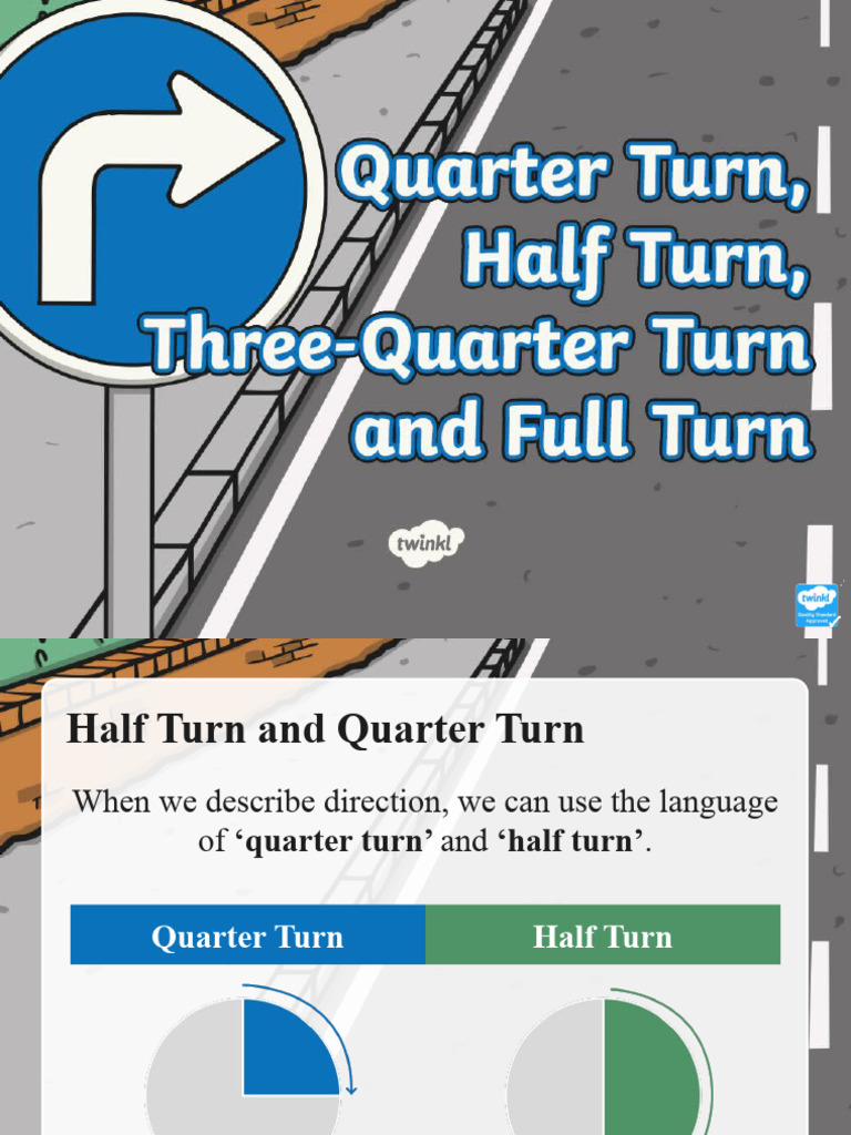T N 6202 Quarter Turn Half Turn Threequarter Turn and Full Turn ...