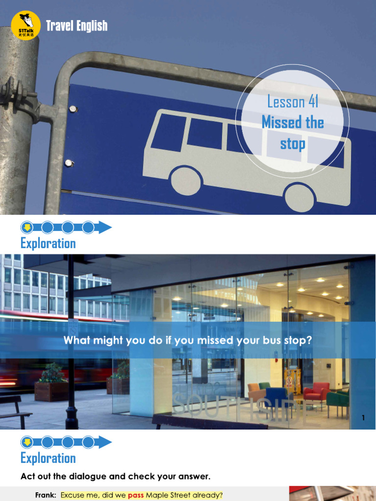 041 Missed Your Stop | PDF