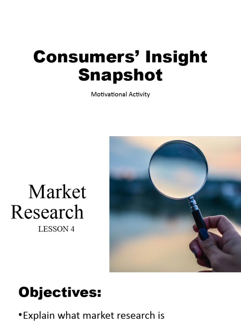 ENTREPRENEURSHIP - LESSON 4 | PDF | Marketing Research | Focus Group