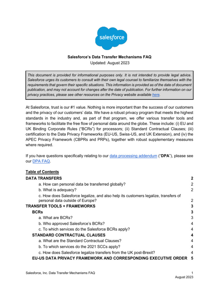 data-transfer-mechanisms-FAQ | PDF | Information Privacy | European Union