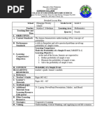 Detailed Lesson Plan in Mathematics 8 Finding The Probability of Simple ...