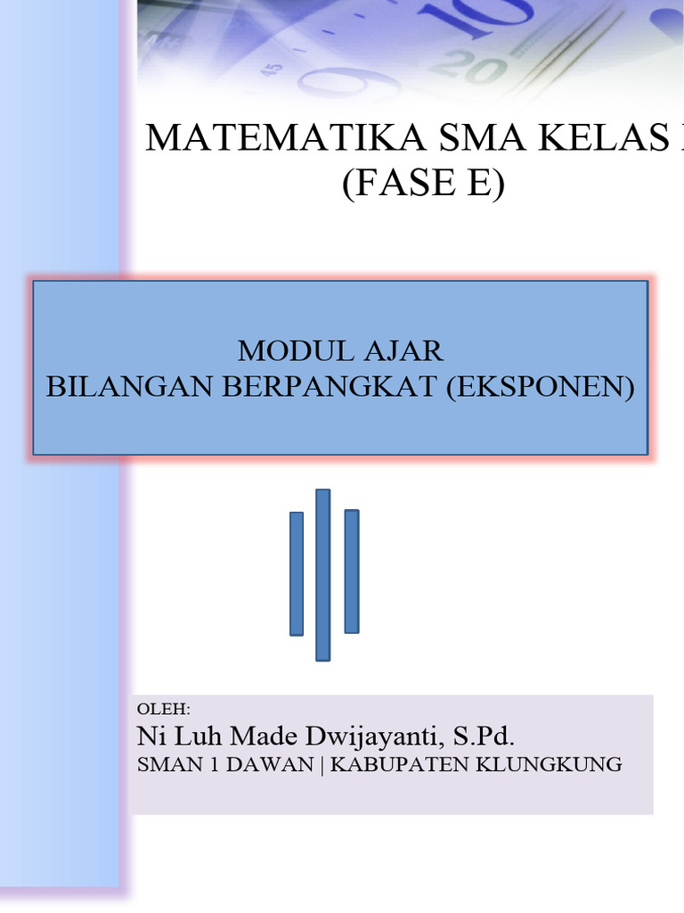 Modul Ajar Eksponen | PDF