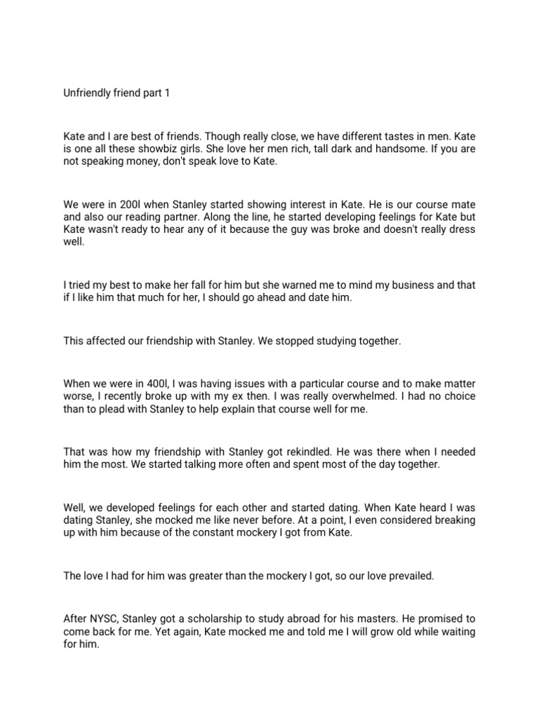 Unfriendly Friend | PDF