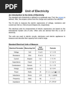 All Formulas of Electricity | PDF