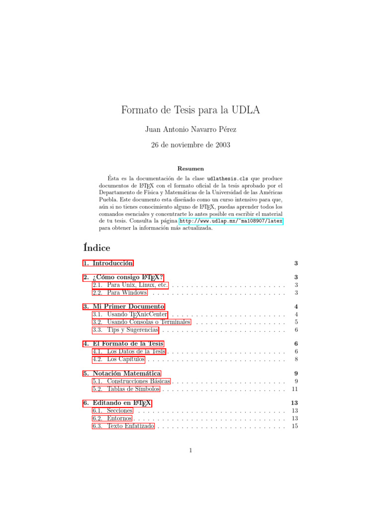 Latex Tutorial Pdf Te X Archivo De Computadora