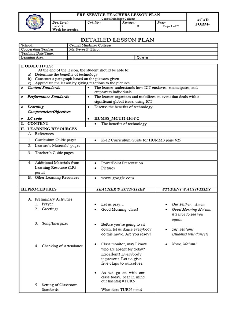 Phase 1 Demo Final | PDF | Lesson Plan | Learning