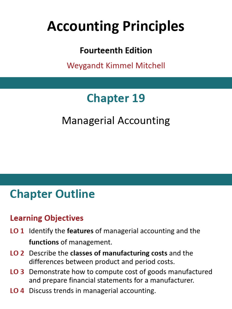 Wey AP 14e PPT Ch19 Managerial-Accounting | PDF | Cost Of Goods Sold ...