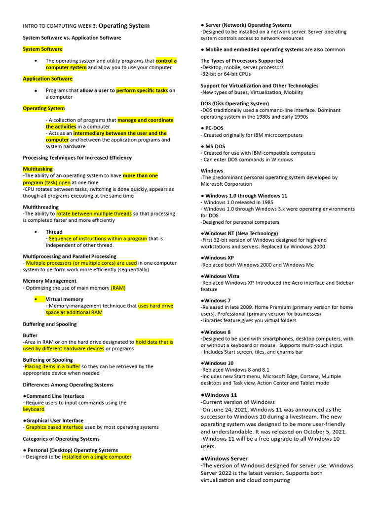 Understanding Operating Systems Basics | PDF | Operating System | Microsoft Windows