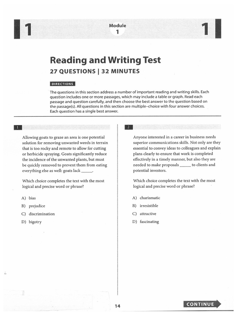 Dsat PT 1 Test | PDF