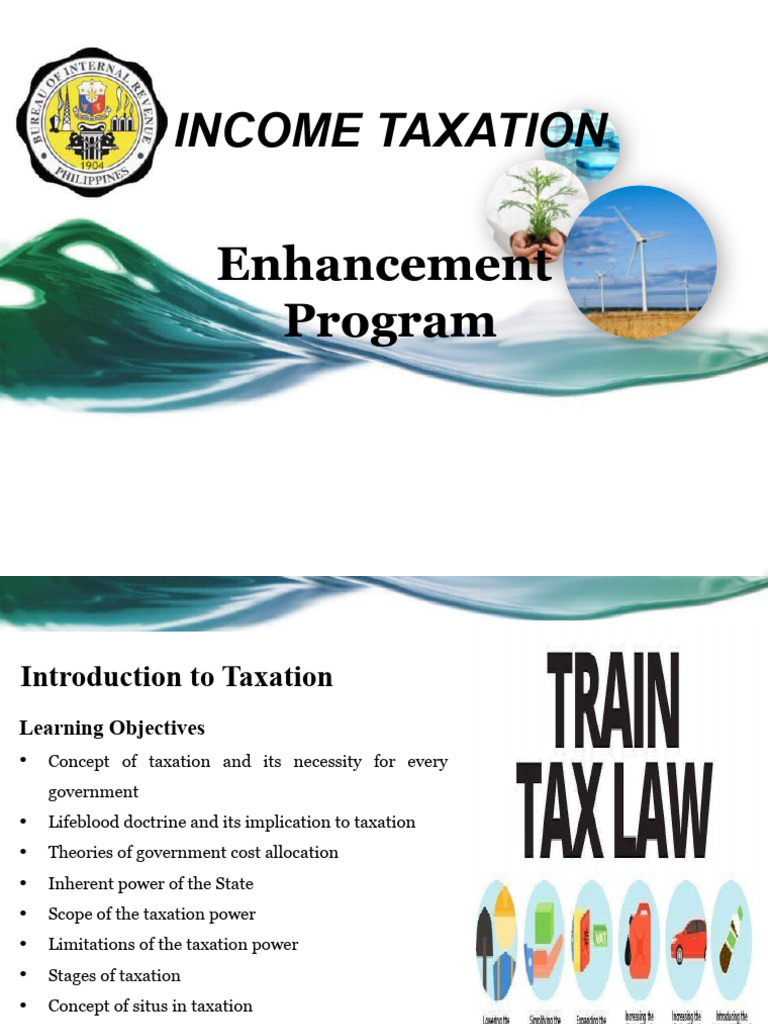 Chapter 1 Introduction To Taxation | PDF | Taxes | Income Tax
