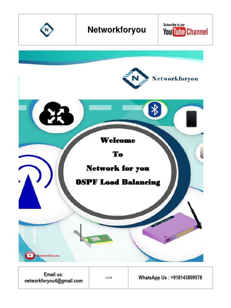 59.1 OSPF Load Balancing | PDF | Routing | Router (Computing)