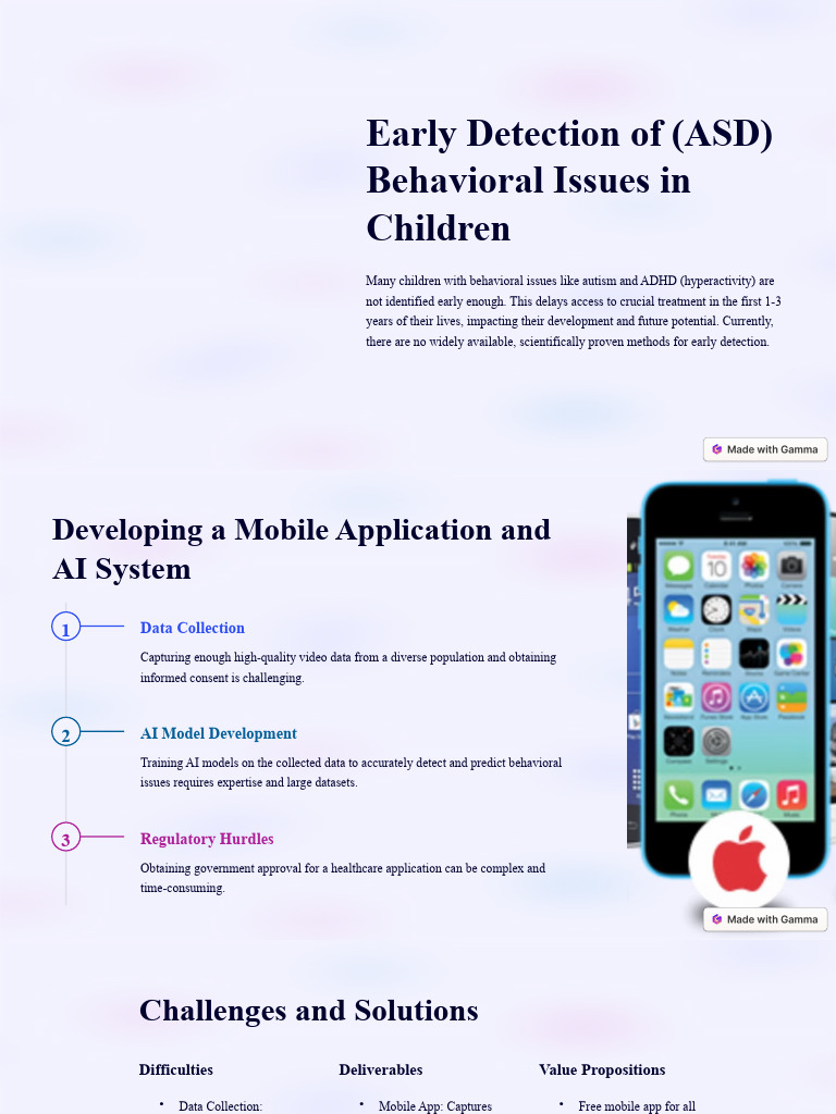 Early Detection of ASD Behavioral Issues in Children | PDF | Artificial ...