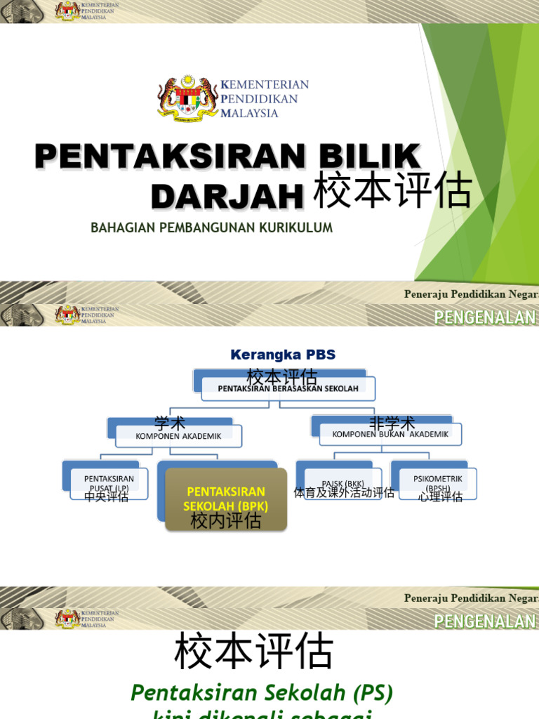 2023 Taklimat Penataran PBD Pendaftaran Tahun 1 | PDF