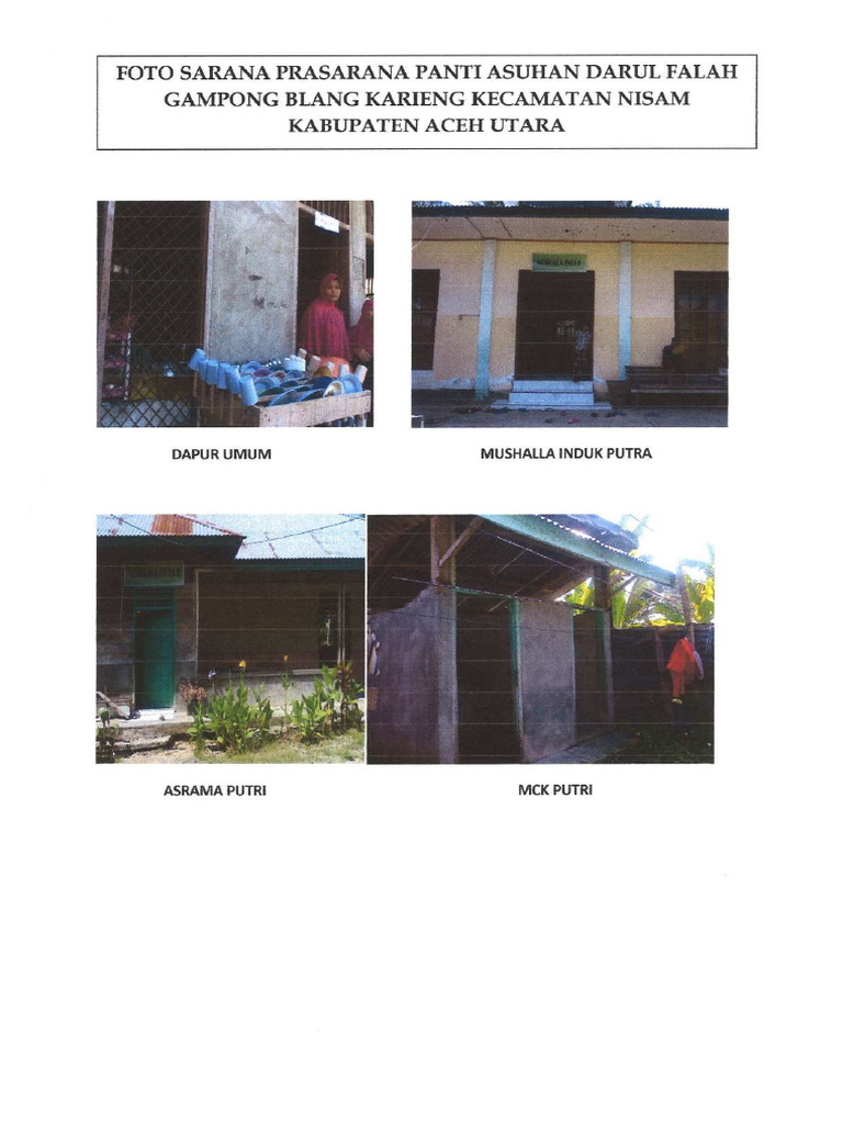 Foto Sarana Prasarana | PDF