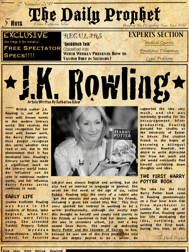 Multi Modal Project | PDF | Harry Potter | J. K. Rowling
