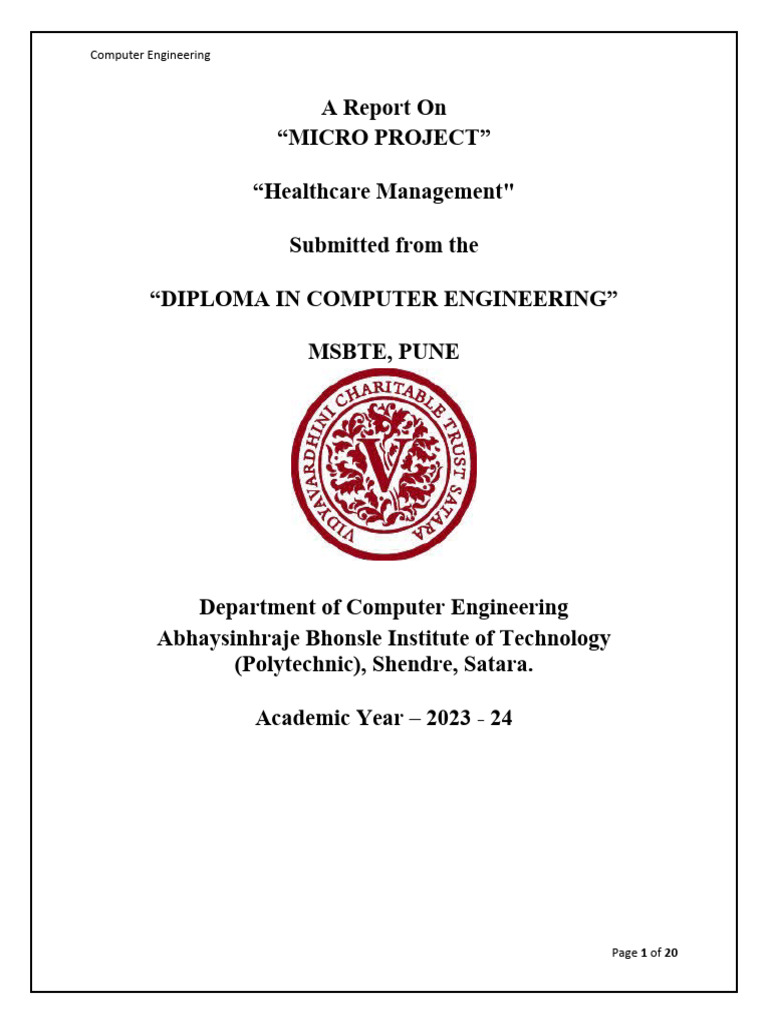 Java Microproject | Download Free PDF | Patient | Software