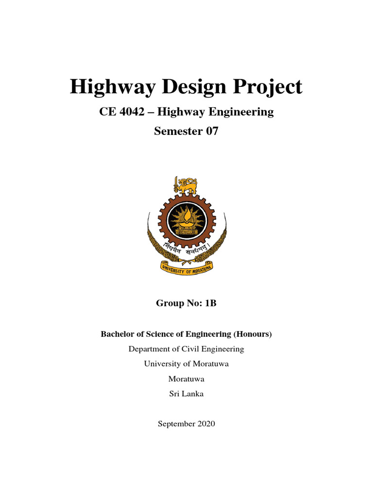 Highway Report 1B | PDF | Road Surface | Truck
