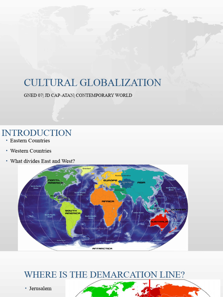Cultural Globalization | PDF | Western Culture | Western World