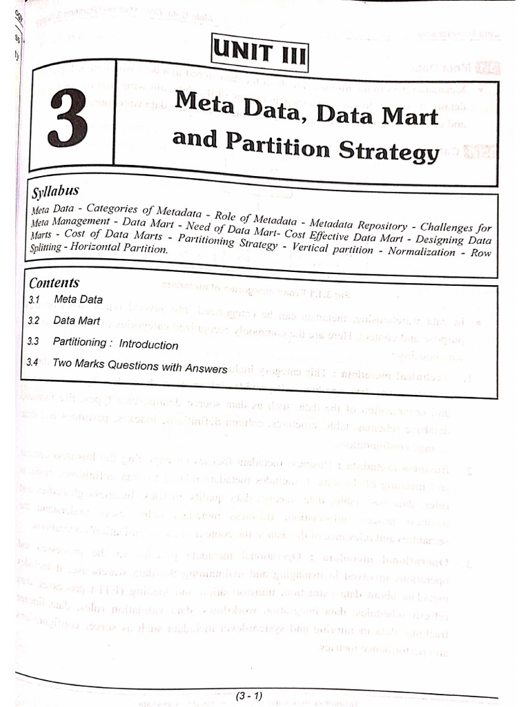 DW UNIT 3 | PDF