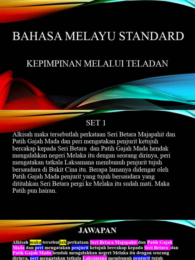 Bahasa Melayu Standard Pdf