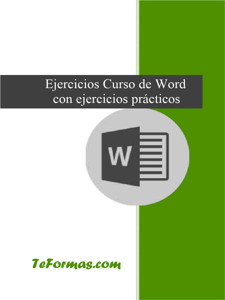 Ejercicios Completo Curso de Word Con Ejercicios Practicos | PDF | Microsoft Word | Economía social