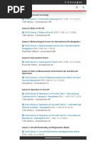 ICAO Annexes Overview and Editions | PDF | Technology & Engineering