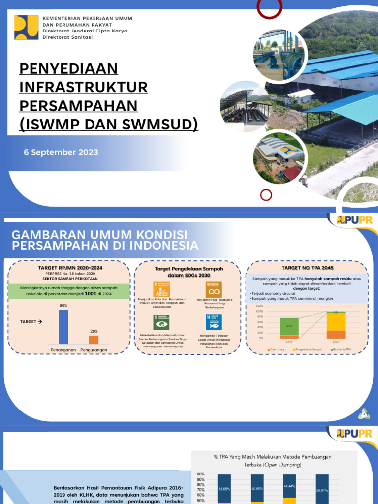 Rencana Induk Pengelolaan Sampah Nasional | PDF