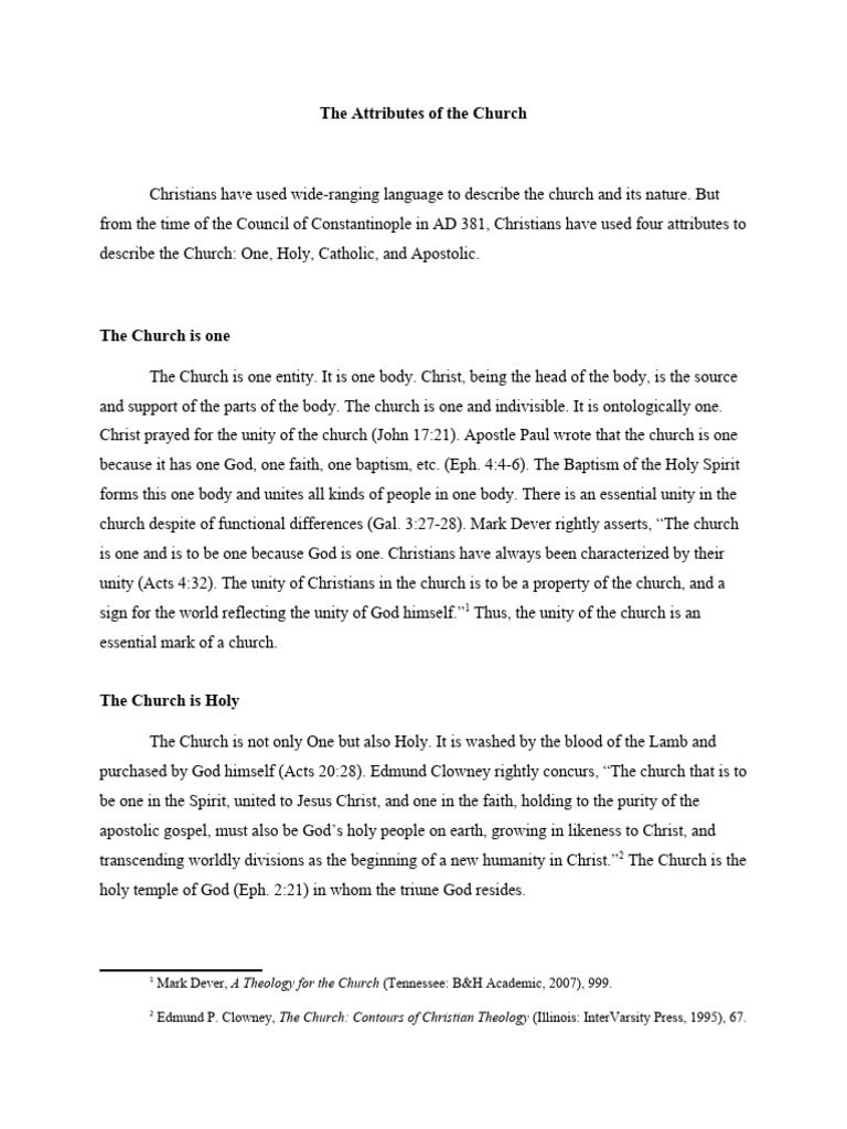 Lecture 3 (The Metaphors and Images of The Church) | PDF | Christian ...