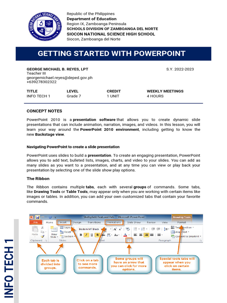 1-Getting-Started-with-Powerpoint | PDF | Microsoft Power Point | Microsoft