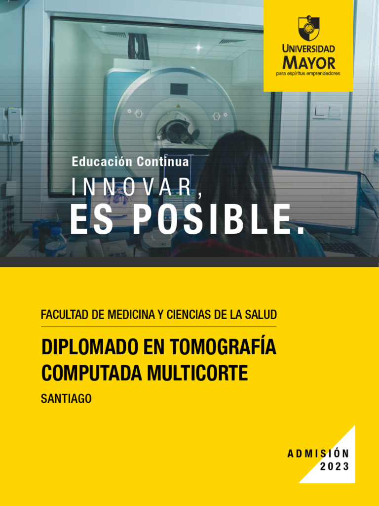 Brochure | PDF | Ct Scan | Universidad