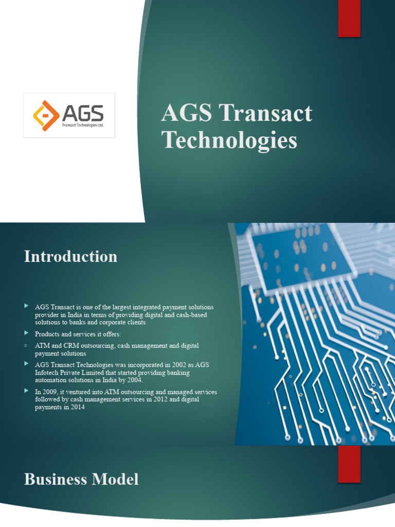AGS Transact | PDF | Automated Teller Machine | Cash