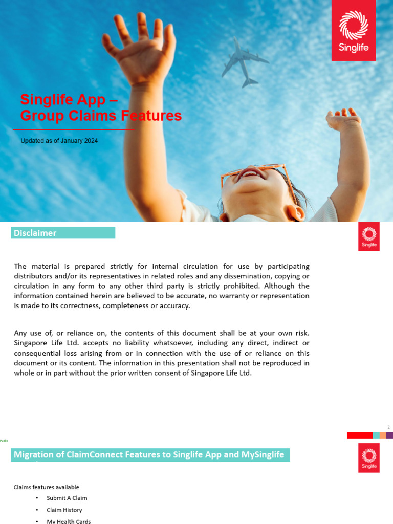 Singlife App Group Claims Guide | PDF | Password | Login
