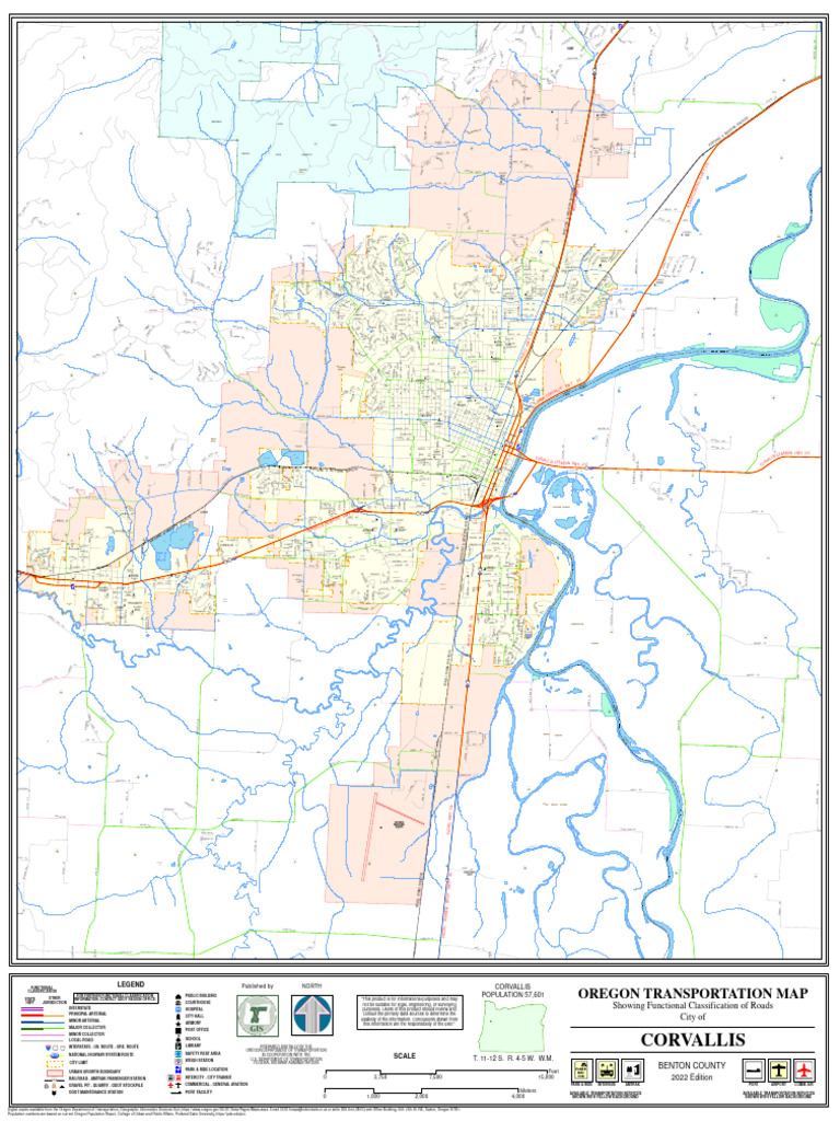 Corvallis Oregon Map | PDF