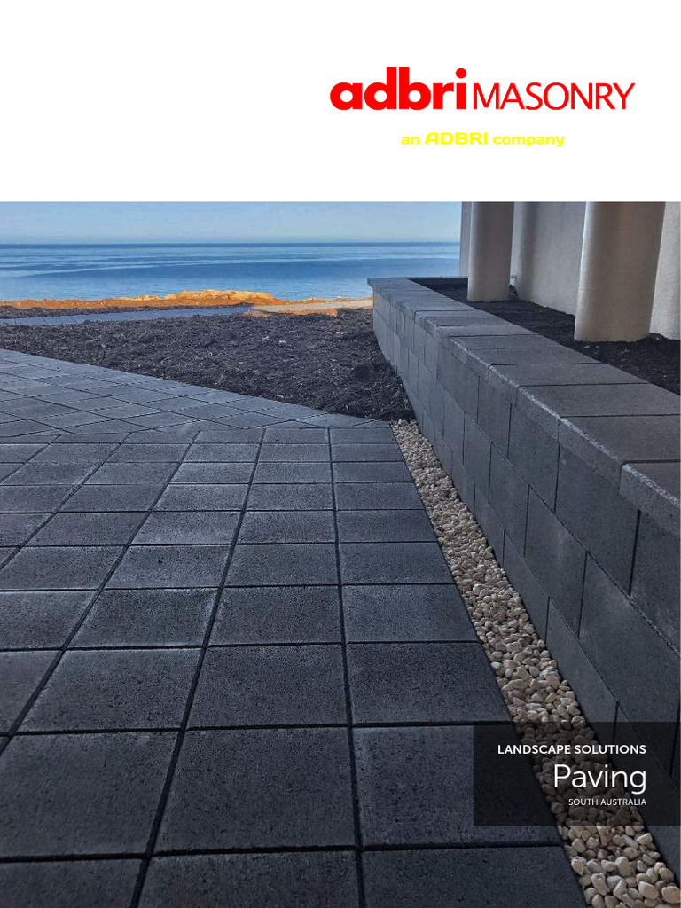 Adbri Masonry Landscape Solutions Paving SA OCT2021 | PDF | Building ...