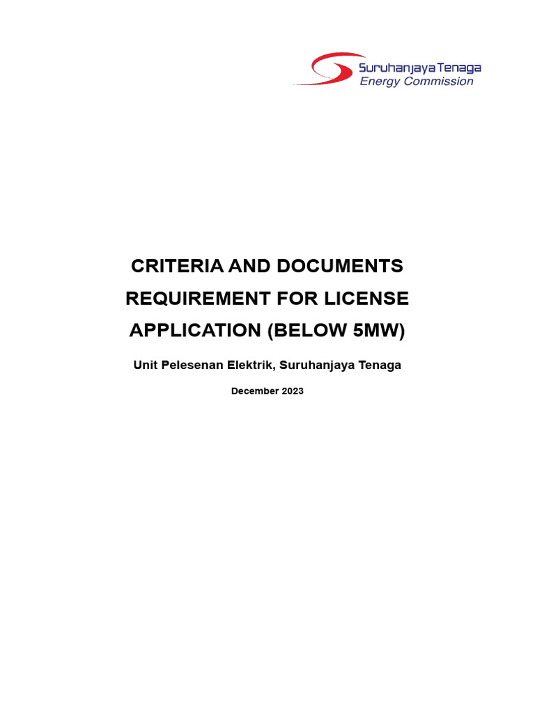 Evcs Licensing Criteria | PDF | Electricity | Electrical Engineering
