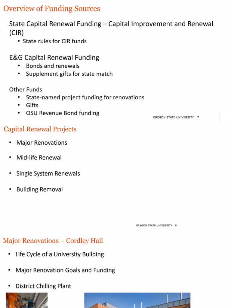 OSU Capital Project - Update Renewal - 06feb2024 | PDF
