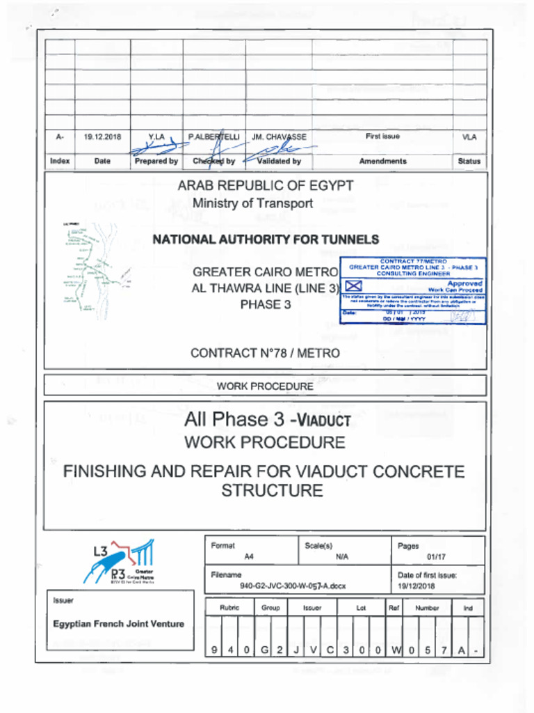 940-g2-Jvc-300-W-057-A - Phase 3 - Viaduct - Work Procedure - Finishing ...