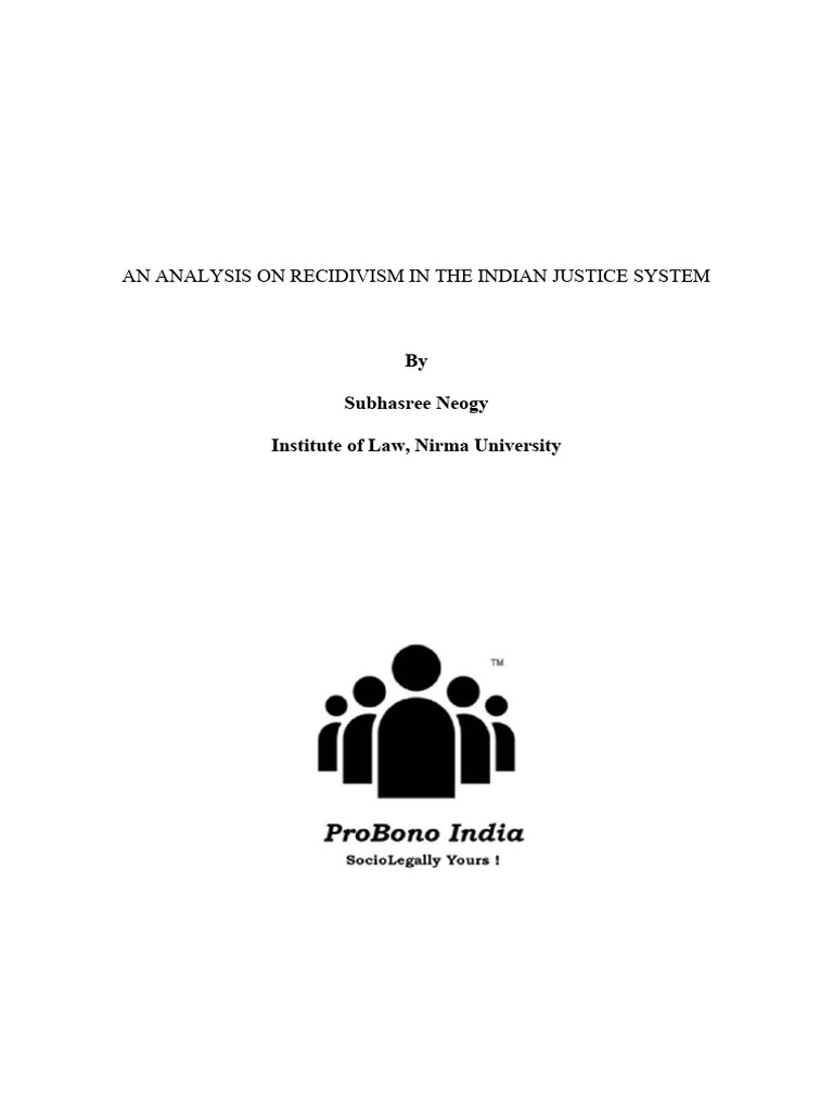 631 - PB Article 2 (SNeogy) - Subhasree Neogy | PDF | Rehabilitation (Penology) | Recidivism