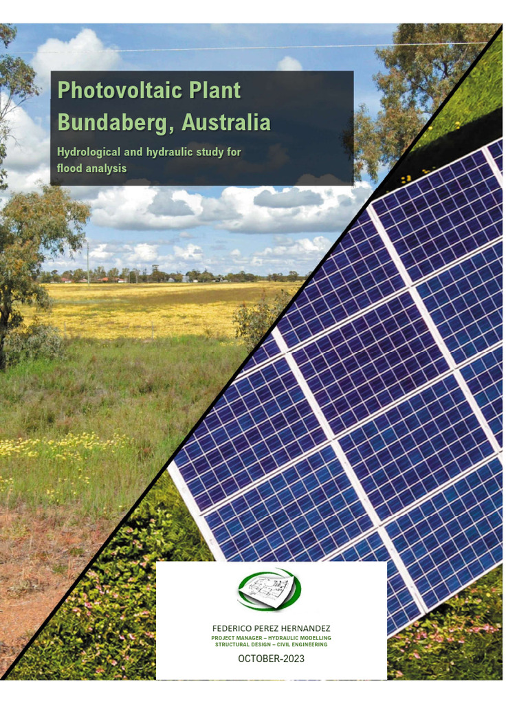 Hydrological and Hydraulic Study Report - Bundaberg Photovoltaic Plant ...