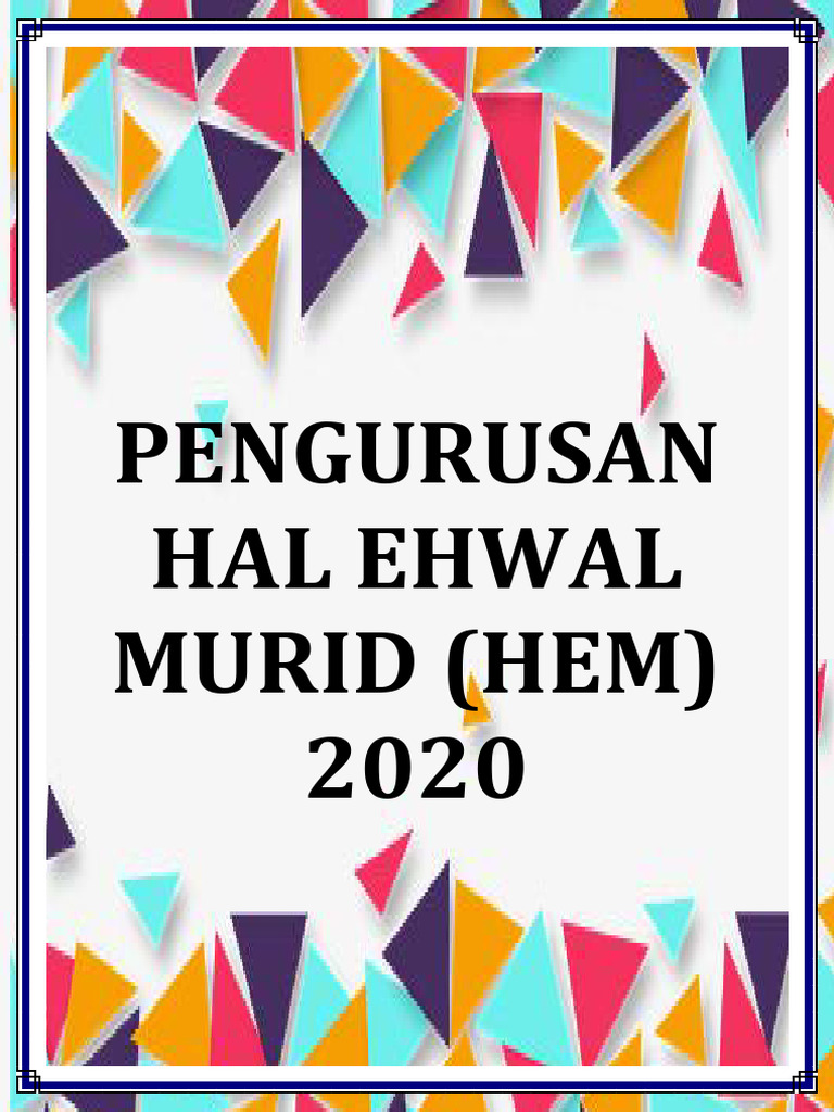 3 - Pengurusan Hem 2020 | PDF