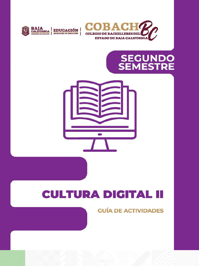 Guía de Aprendizaje Cultura Digital II - 2024-1 | PDF | Software de la aplicacion | Diseño gráfico