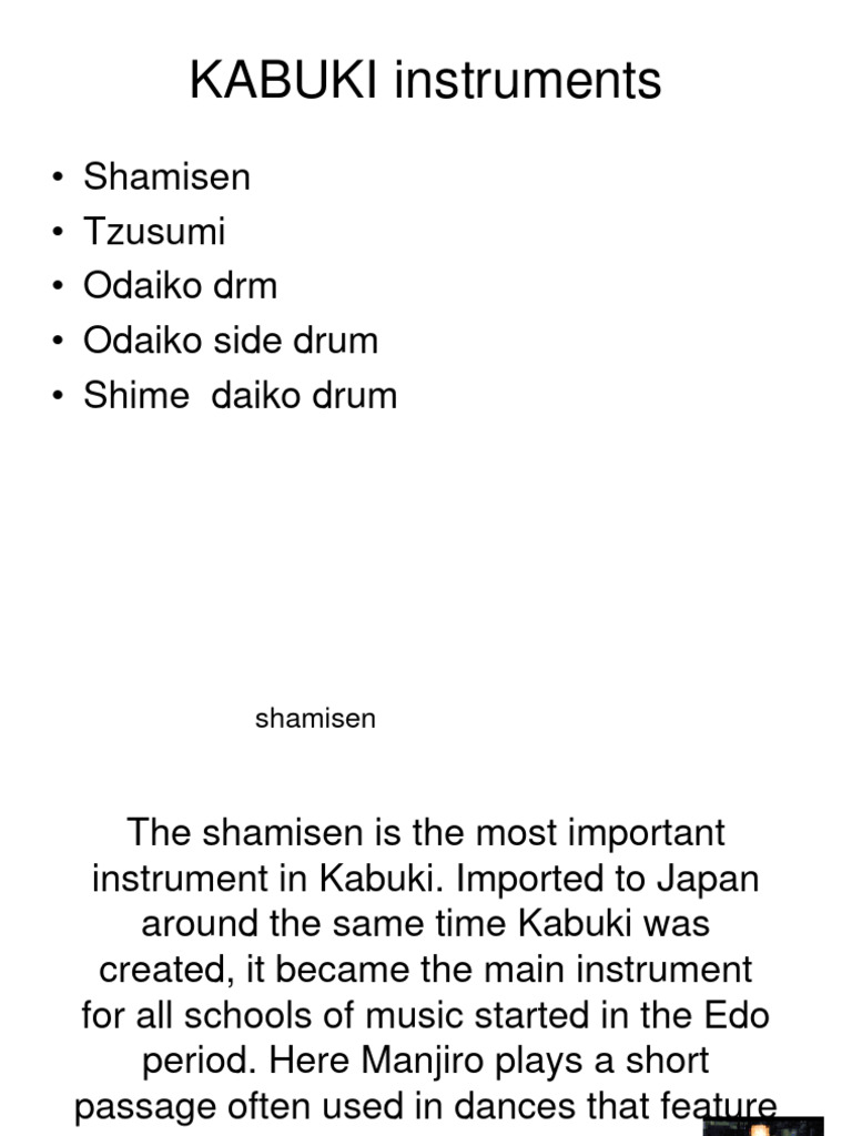 KABUKI Instruments | PDF