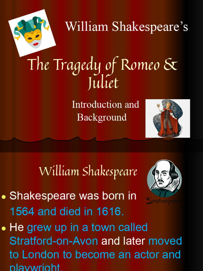 romeo and juliet background | PDF | Characters In Romeo And Juliet ...