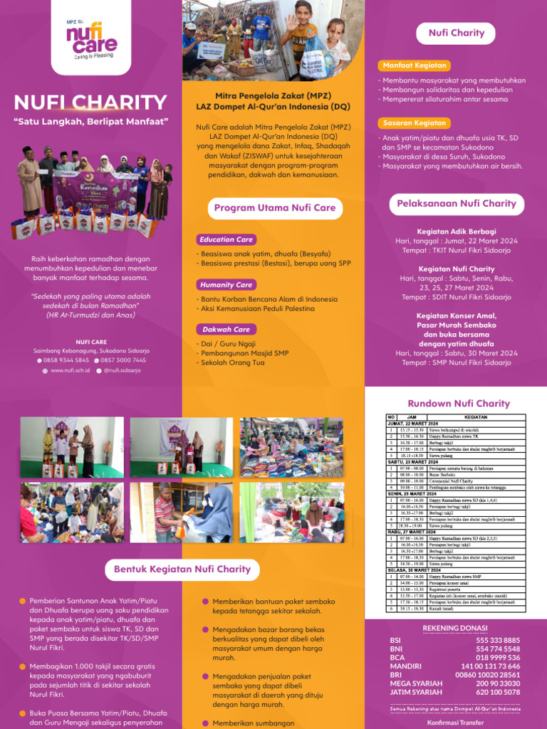Brosur NUFI Charity | PDF