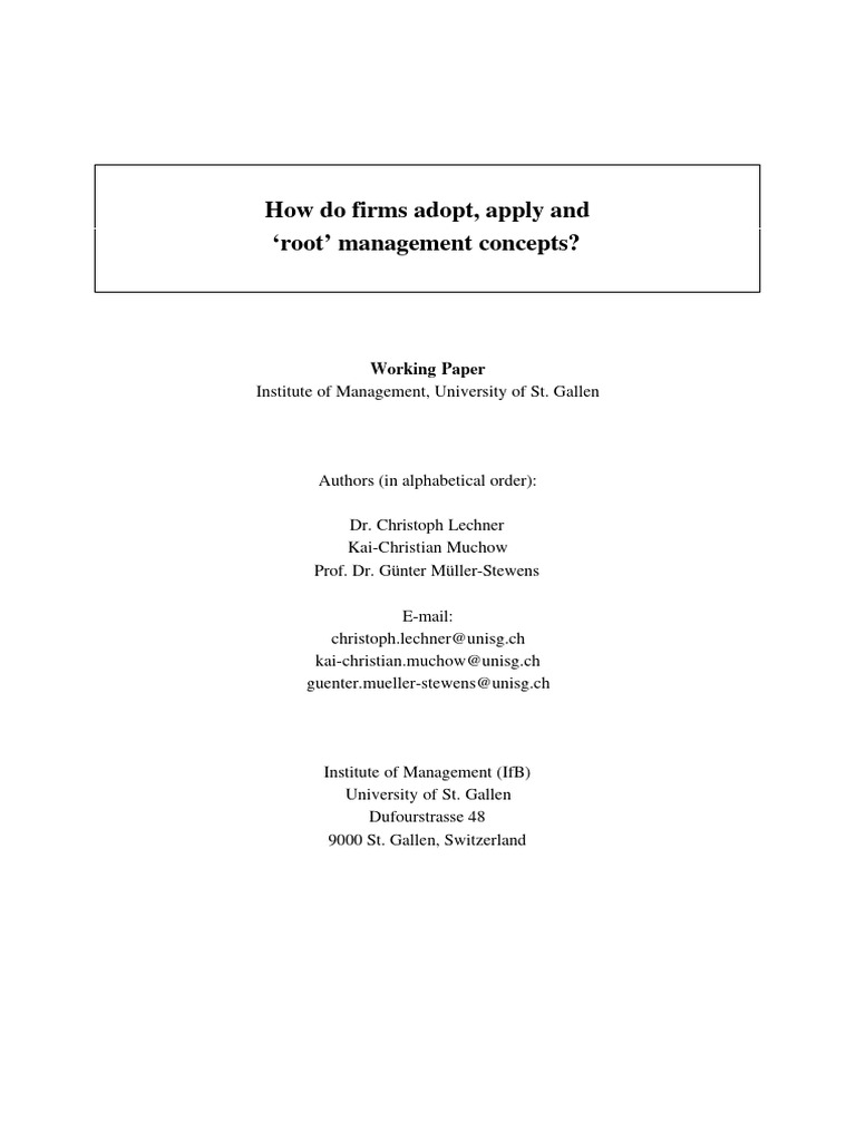 Management Concepts | Download Free PDF | Knowledge | Concept Management Concepts | Download Free PDF | Knowledge | Concept