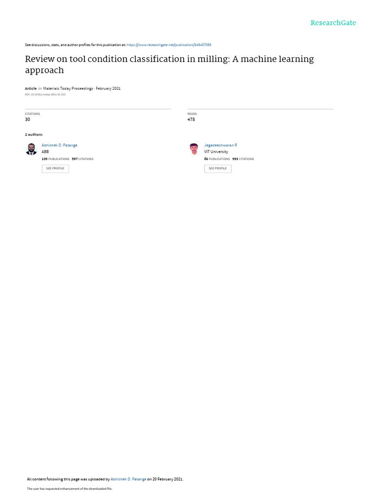 Feature Extraction Review | PDF | Wavelet | Machine Learning