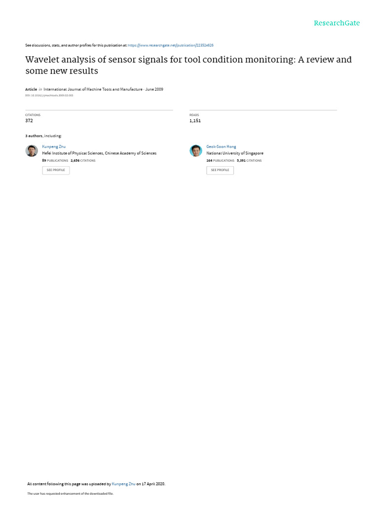 Wavelet in TCM Review | PDF | Wavelet | Applied Mathematics