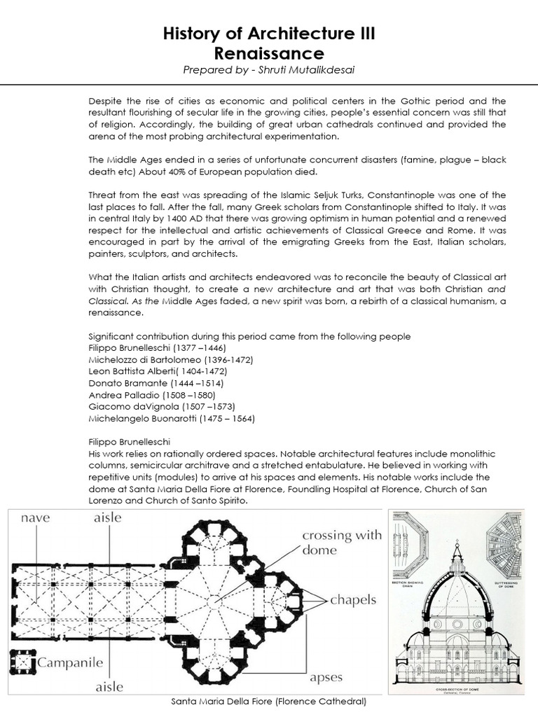 Notes HOA III - Renaissance | PDF | Renaissance